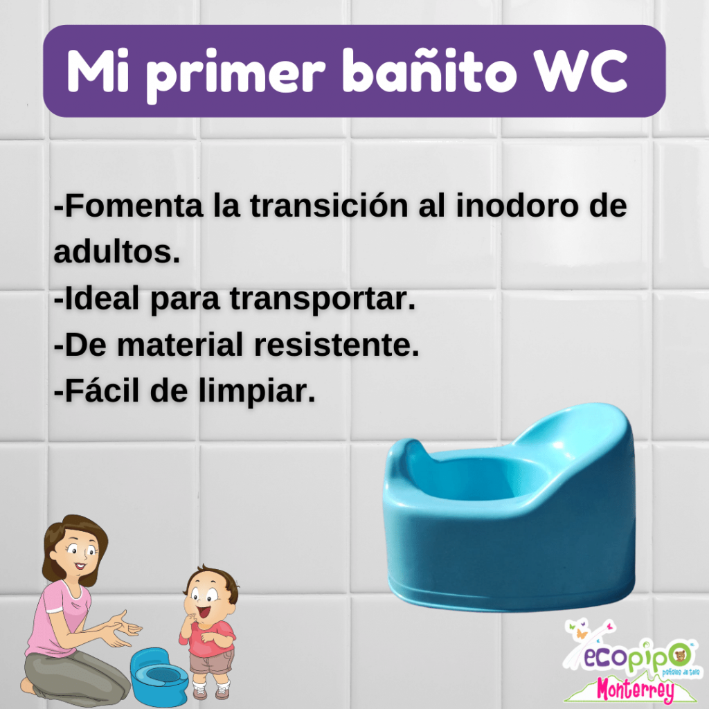 Bacinica Para Bebe | Bañito Entrenador Wc (Aqua) | Ecopipo Monterrey