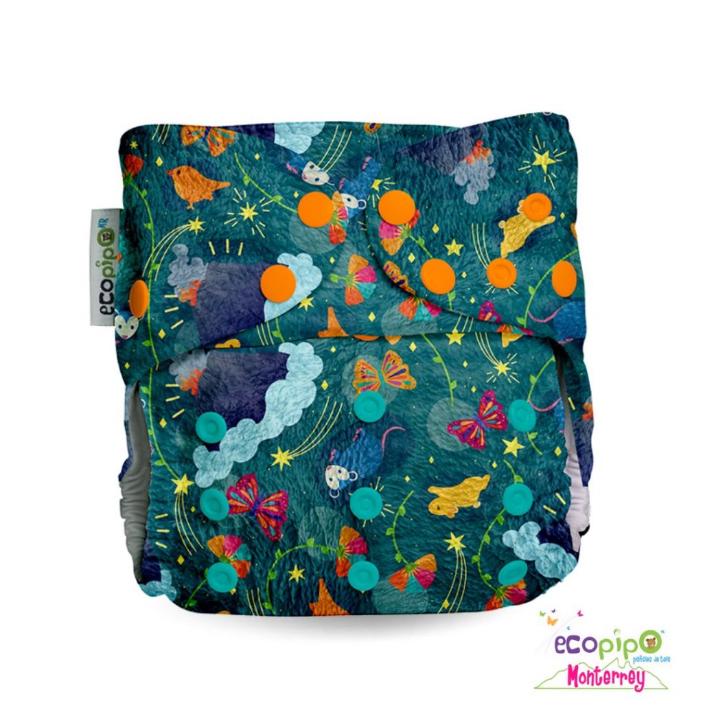 Pañal Ecológico Minky Broches | Eco Revolución | Ecopipo Monterrey